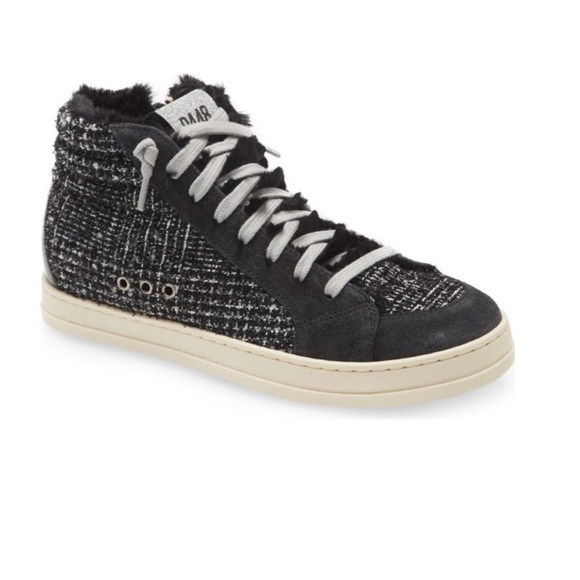 P448 | Shoes | P448 Skate Faux Fur Trim High Top Sneaker Shaka Size ...